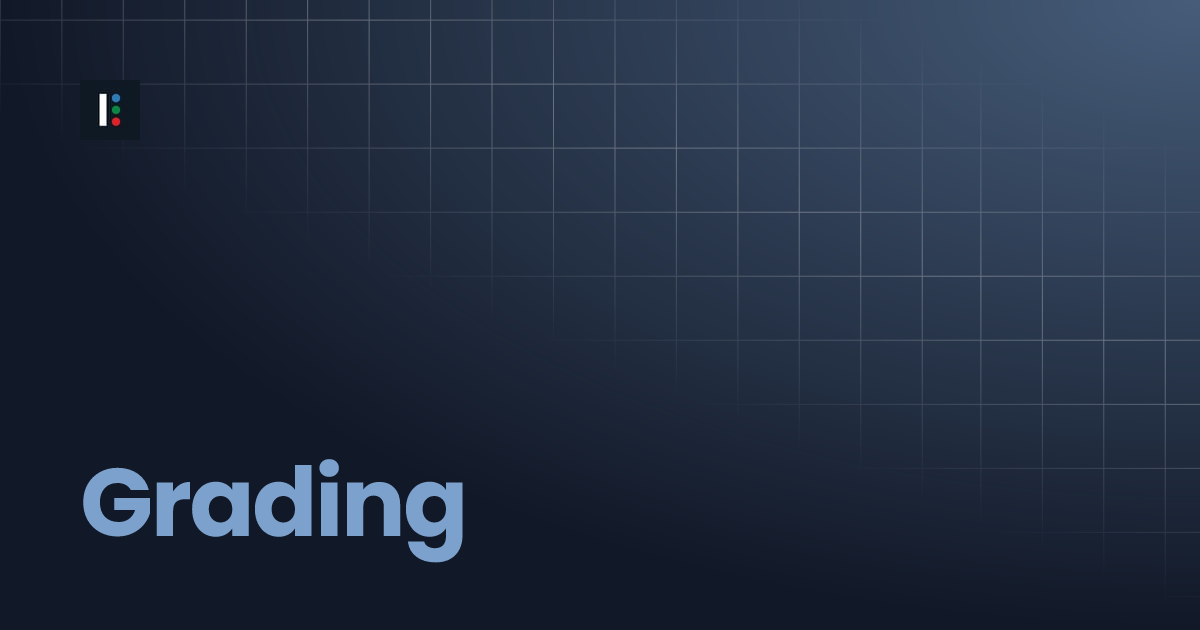 Grading | Instructure Developer Documentation Portal