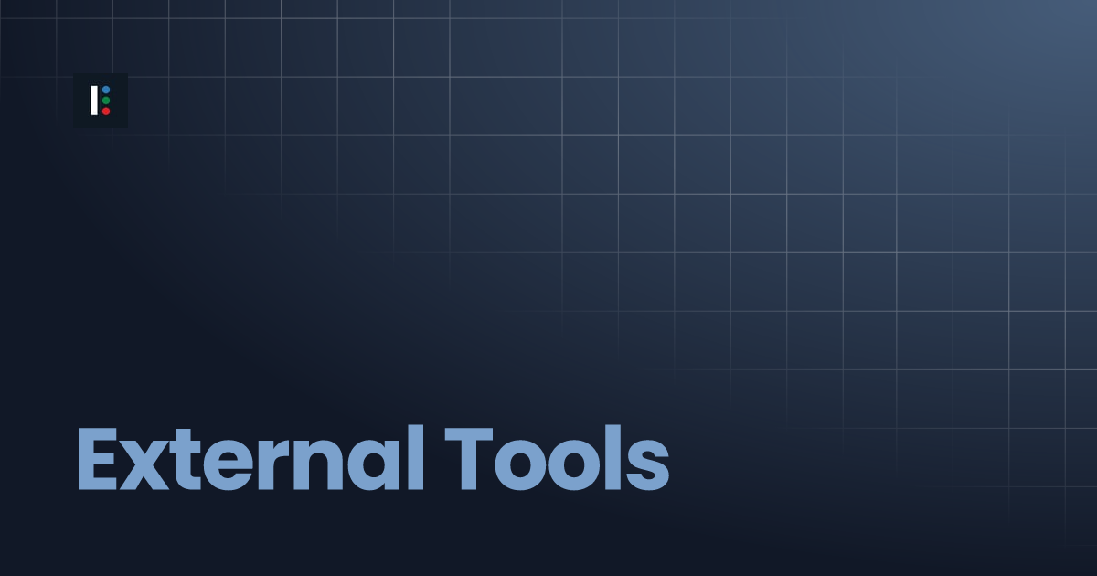 External Tools | Instructure Developer Documentation Portal