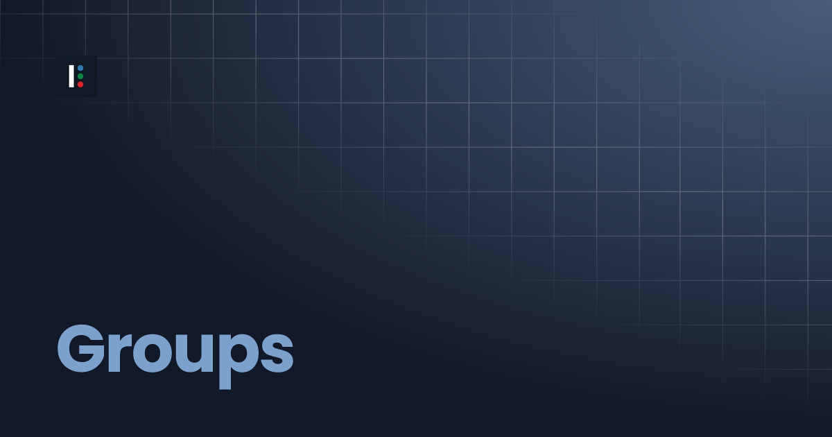 Groups | Instructure Developer Documentation Portal