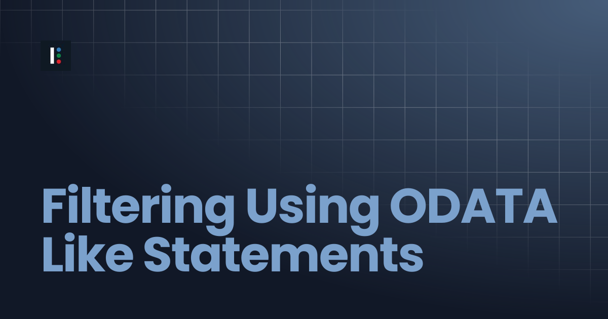 Filtering Using ODATA Like Statements | Instructure Developer ...