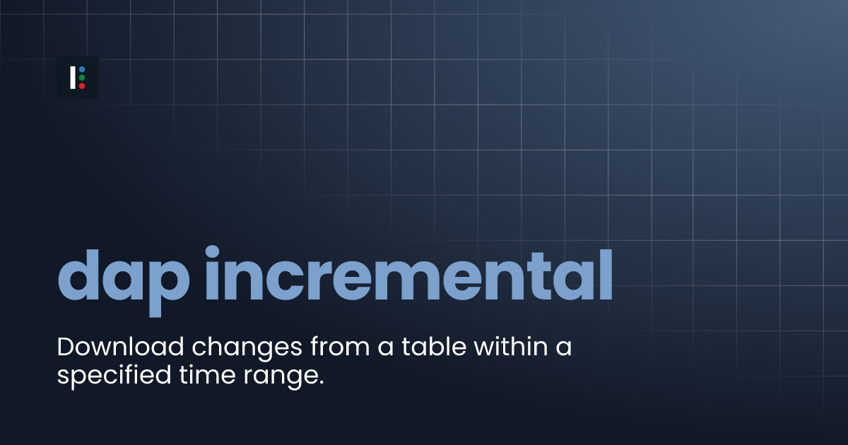 dap incremental | Instructure Developer Documentation Portal