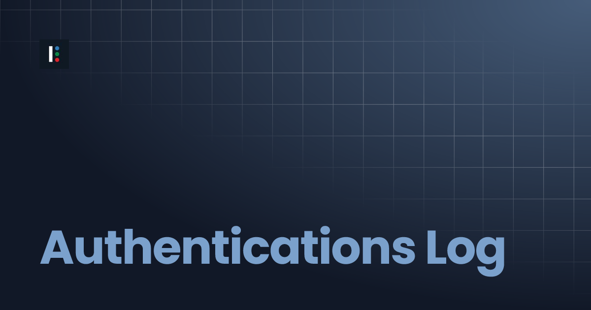 Authentications Log | Instructure Developer Documentation Portal