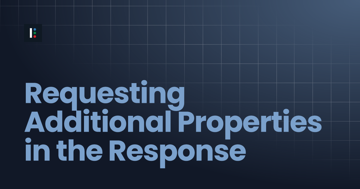 Requesting Additional Properties In The Response Instructure Developer Documentation Portal