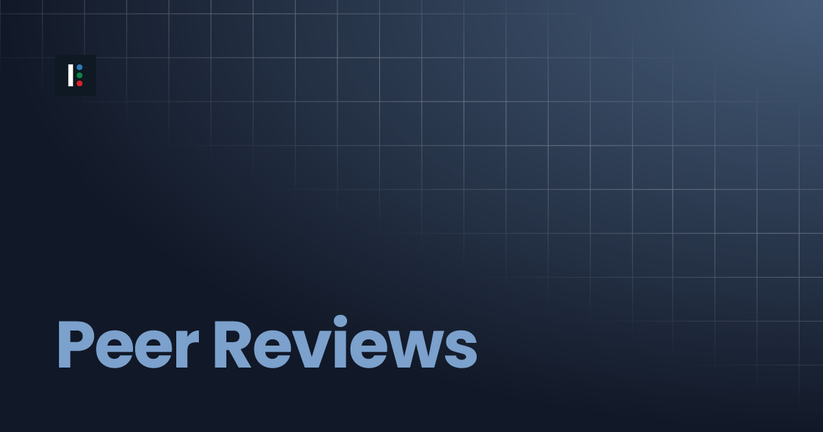 Peer Reviews | Instructure Developer Documentation Portal