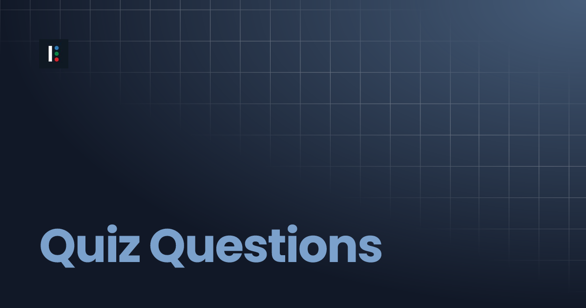 Quiz Questions | Instructure Developer Documentation Portal