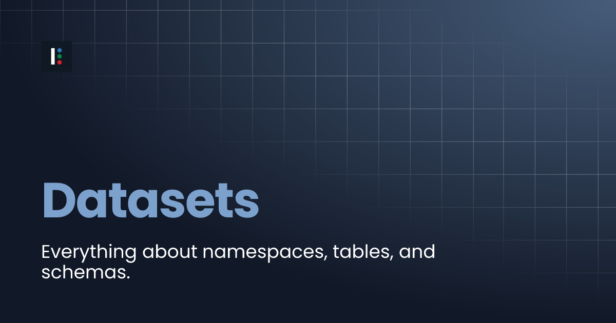 Datasets | Instructure Developer Documentation Portal