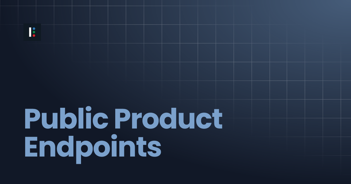 Public Product Endpoints | Instructure Developer Documentation Portal