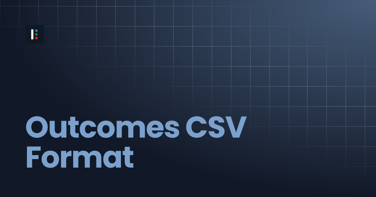 Outcomes CSV Format | Instructure Developer Documentation Portal