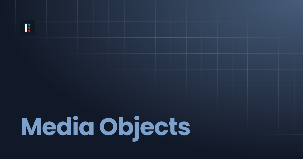 Media Objects | Instructure Developer Documentation Portal