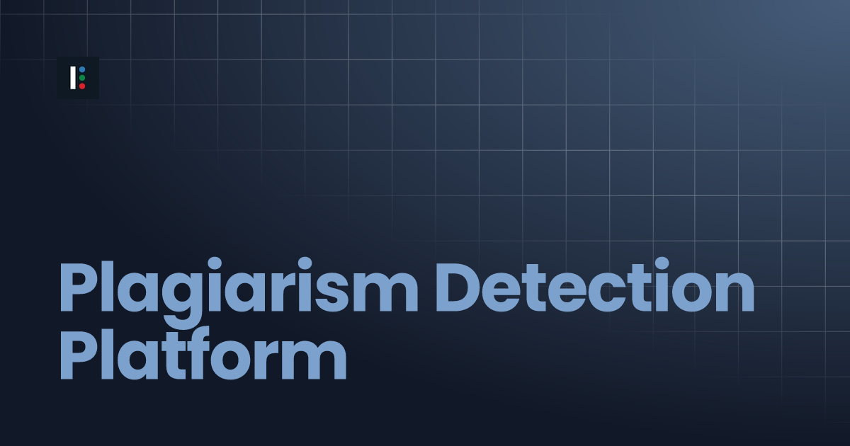Plagiarism Detection Platform | Instructure Developer Documentation Portal