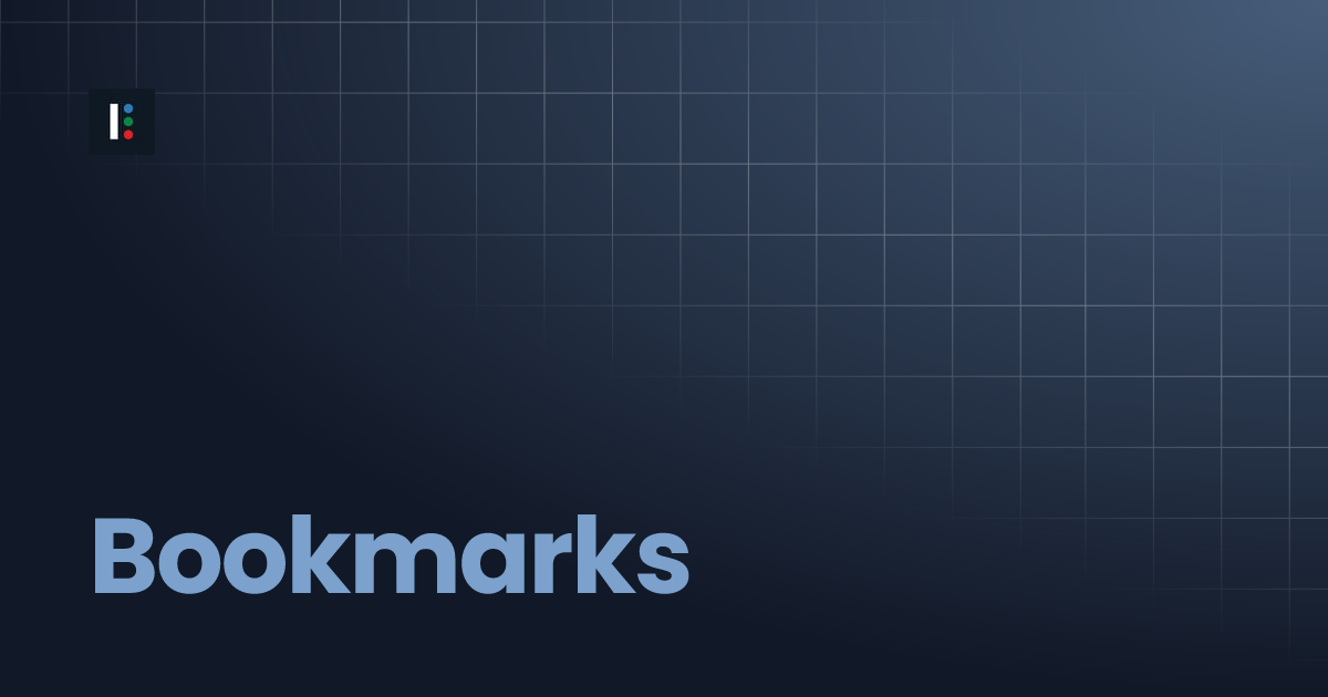 Bookmarks | Instructure Developer Documentation Portal