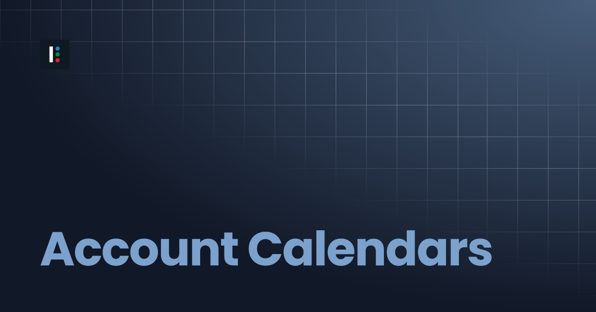 Account Calendars | Instructure Developer Documentation Portal