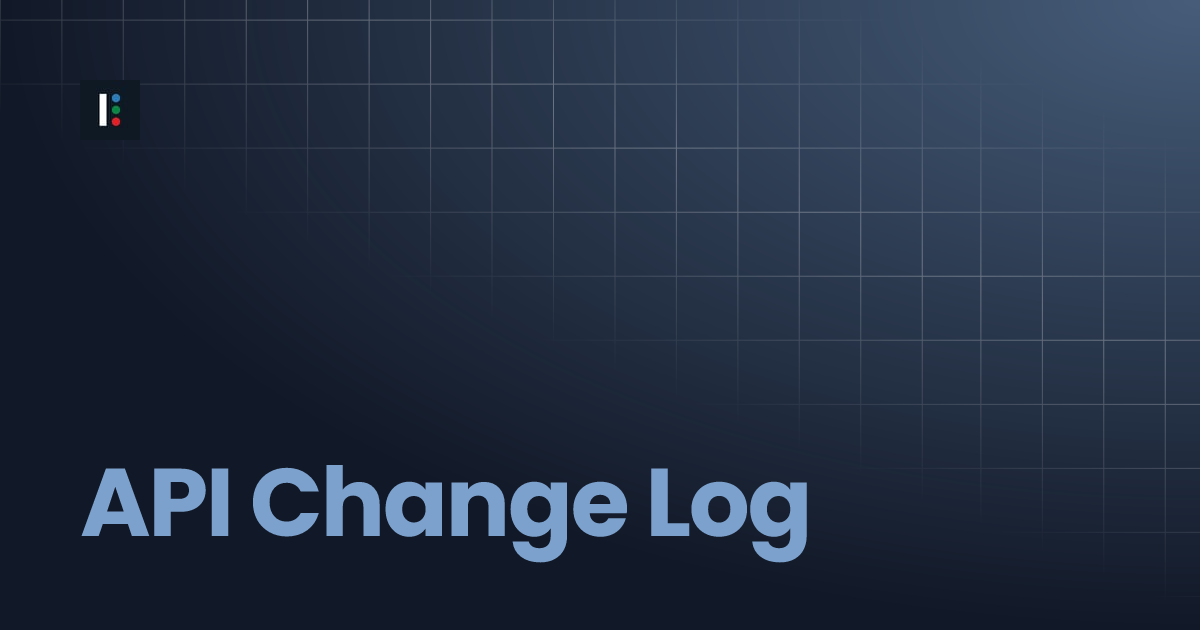 API Change Log | Instructure Developer Documentation Portal