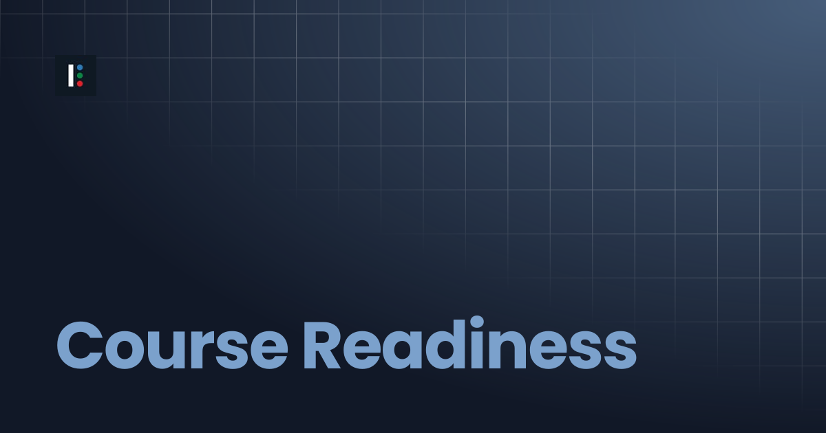 Course Readiness | Instructure Developer Documentation Portal