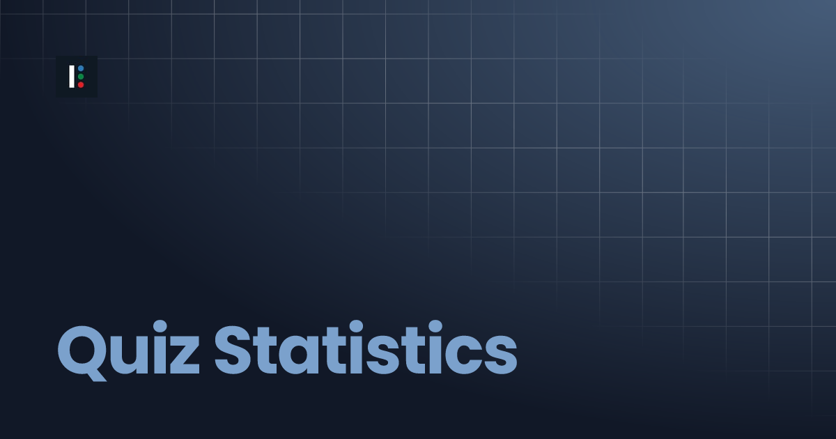 Quiz Statistics | Instructure Developer Documentation Portal
